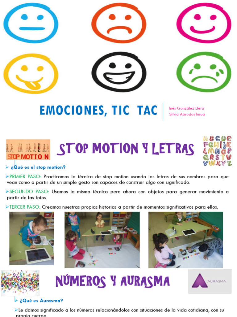 EMOCIONES, TIC TAC.odp PRESENTACIÓN | PDF