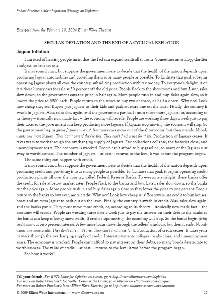 Guide To Understanding Deflation - pt2 | PDF | Deflation | Inflation