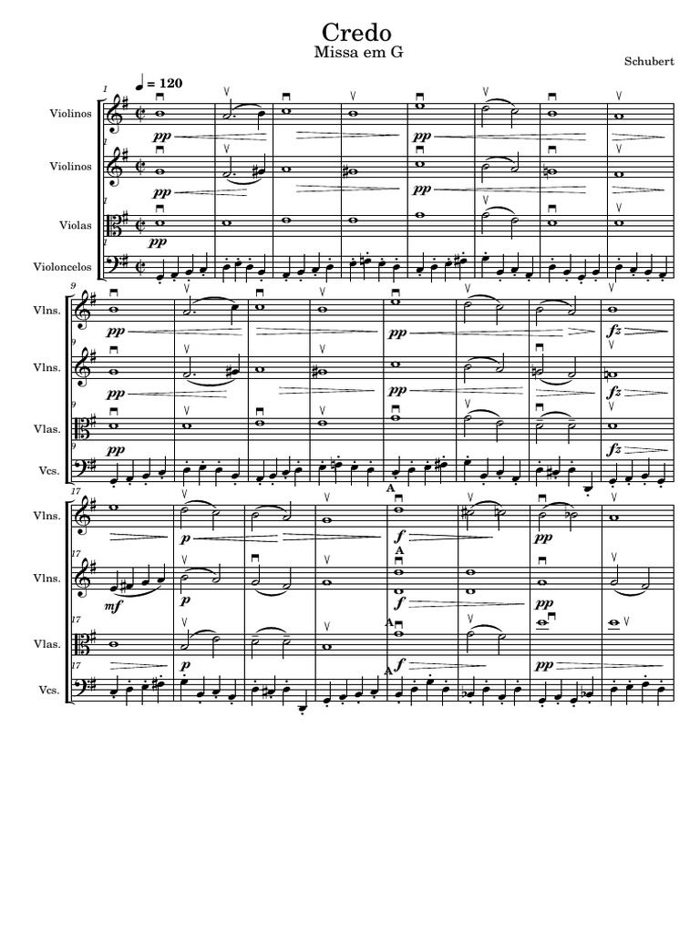 Credo-Partitura e Partes | PDF