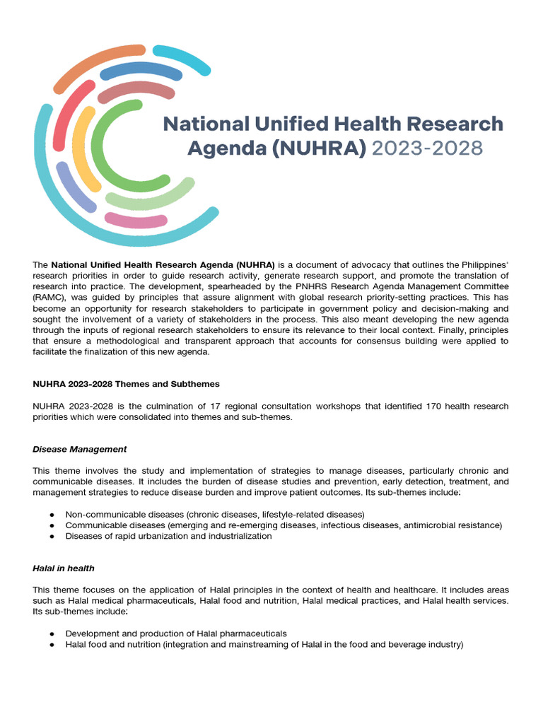 NUHRA 2023-2028 Briefer | PDF | Health Care | Maternal Health