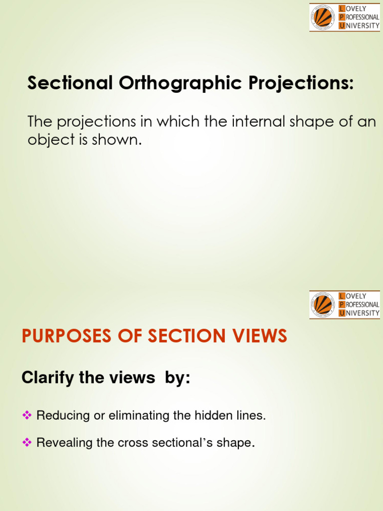 Unit 3 Sectional Orthographic Projection | PDF
