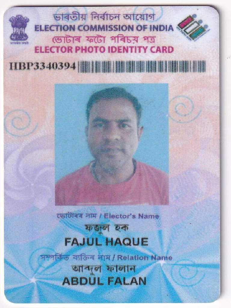 Election Photo ID Card Details | PDF | Teaching Methods & Materials ...
