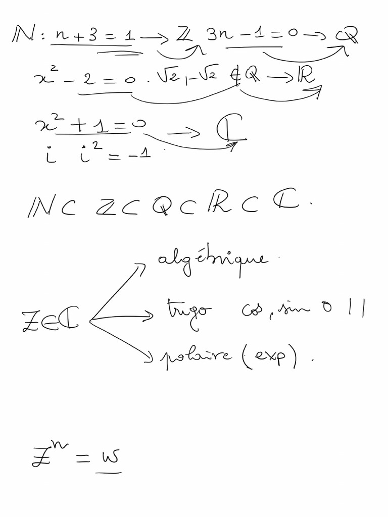 Les Nombres Complexes 1 | PDF