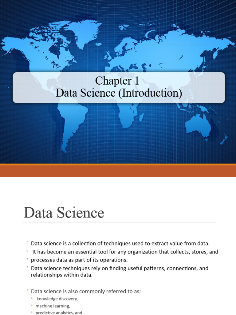 introduction of data science | PDF | Data Science | Machine Learning