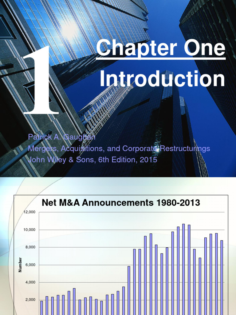Ch01 - Introduction | PDF | Mergers And Acquisitions | Leveraged Buyout Ch01 - Introduction | PDF | Mergers And Acquisitions | Leveraged Buyout