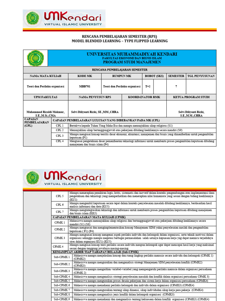 RPS Teori Baru | PDF