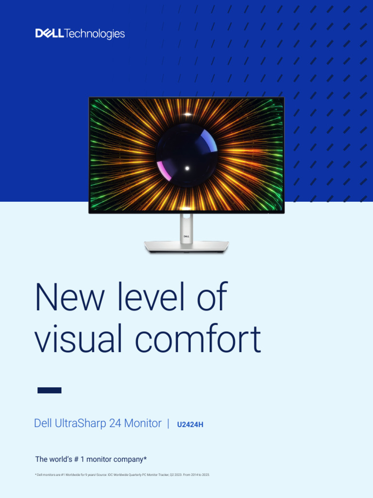 Dell Ultrasharp 24 Monitor U2424h Datasheet | PDF | Usb | Hdmi