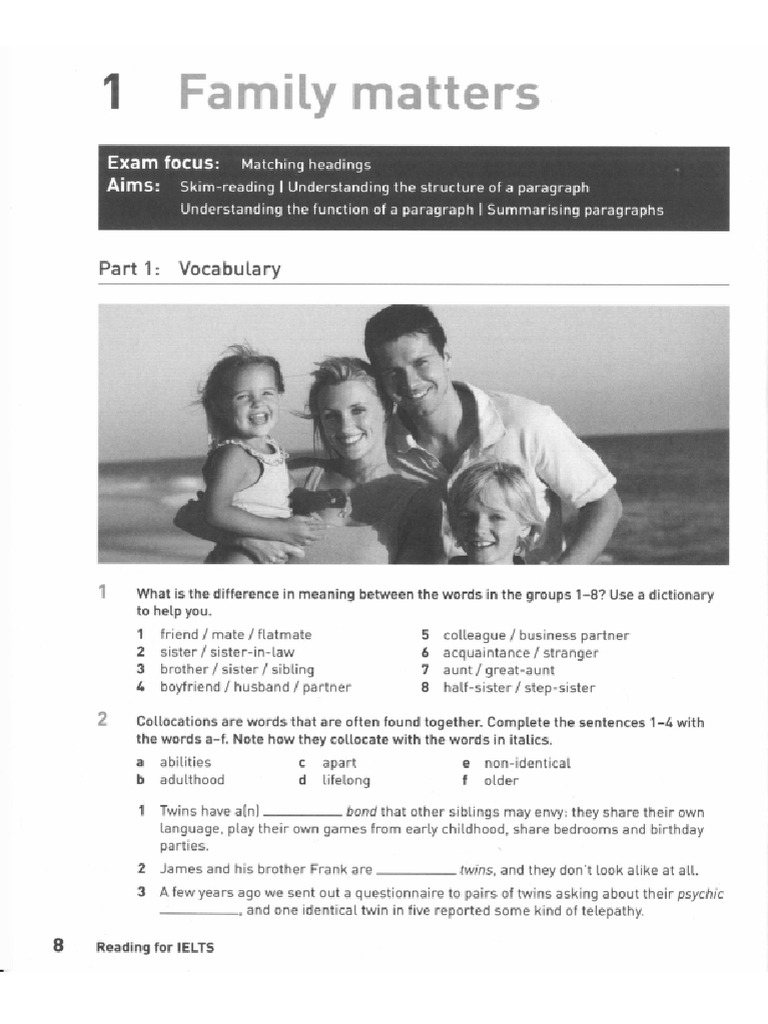 Reading Unit 1 | PDF