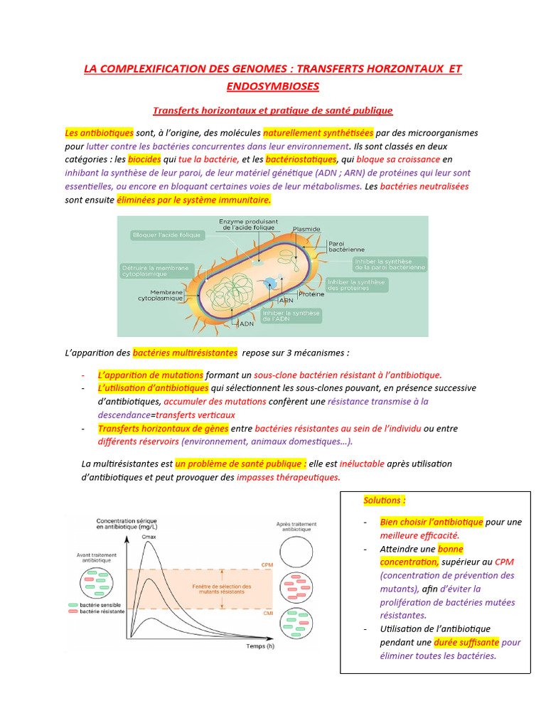 La Complexification Des Genomes | PDF