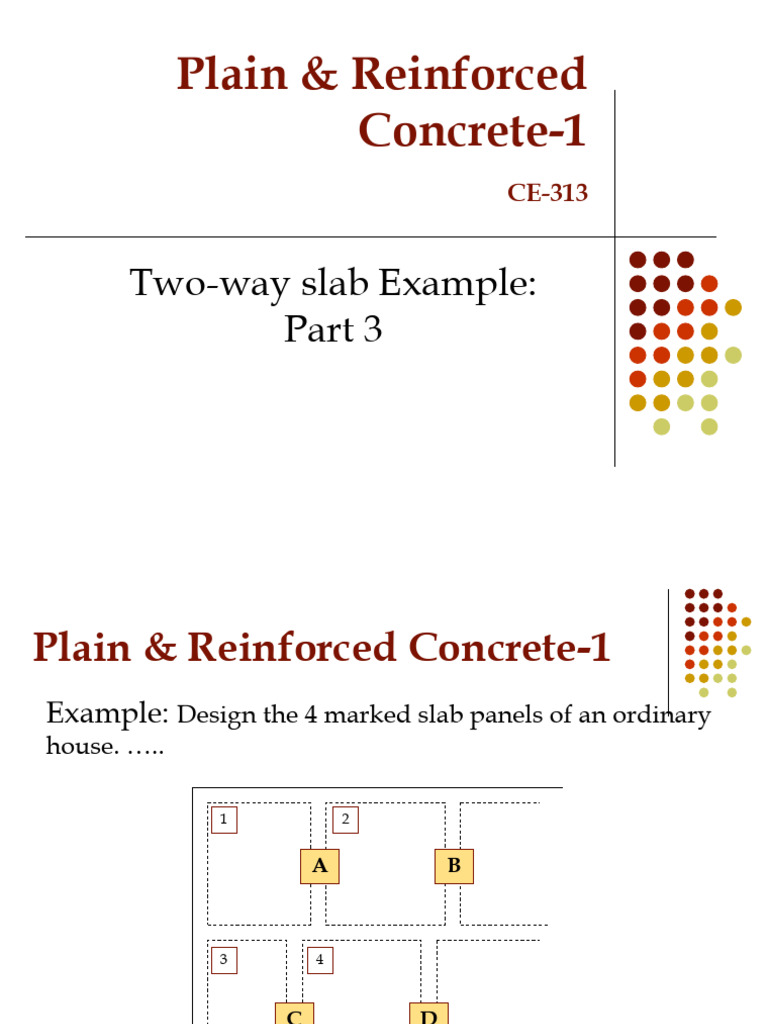 Two Way Slab Example Video Recording Part 3 | PDF | Building Materials ...