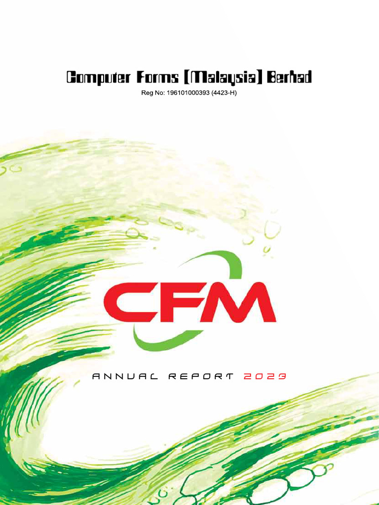 CFM Annual Report 2023 Overview | PDF | Dividend | Fixed Asset