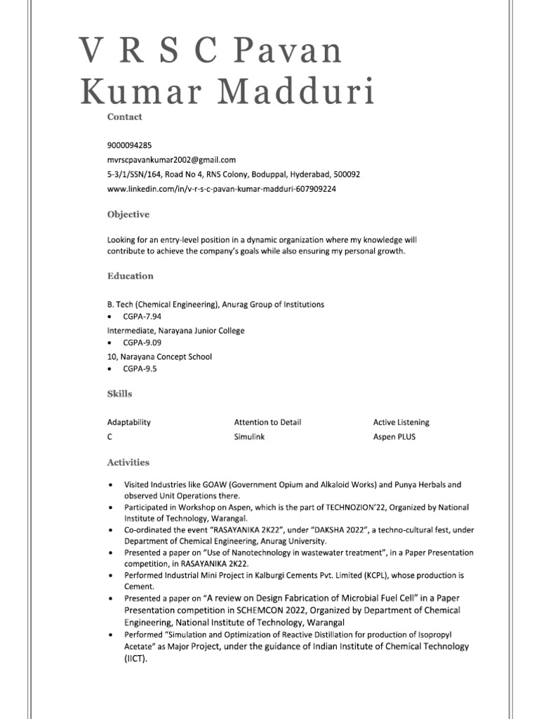 Pavan Kumar | PDF