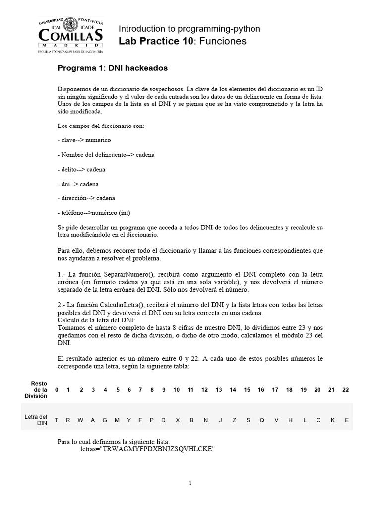 Prácticas de Programación Python | PDF | Jugando a las cartas | Python (lenguaje de programación)