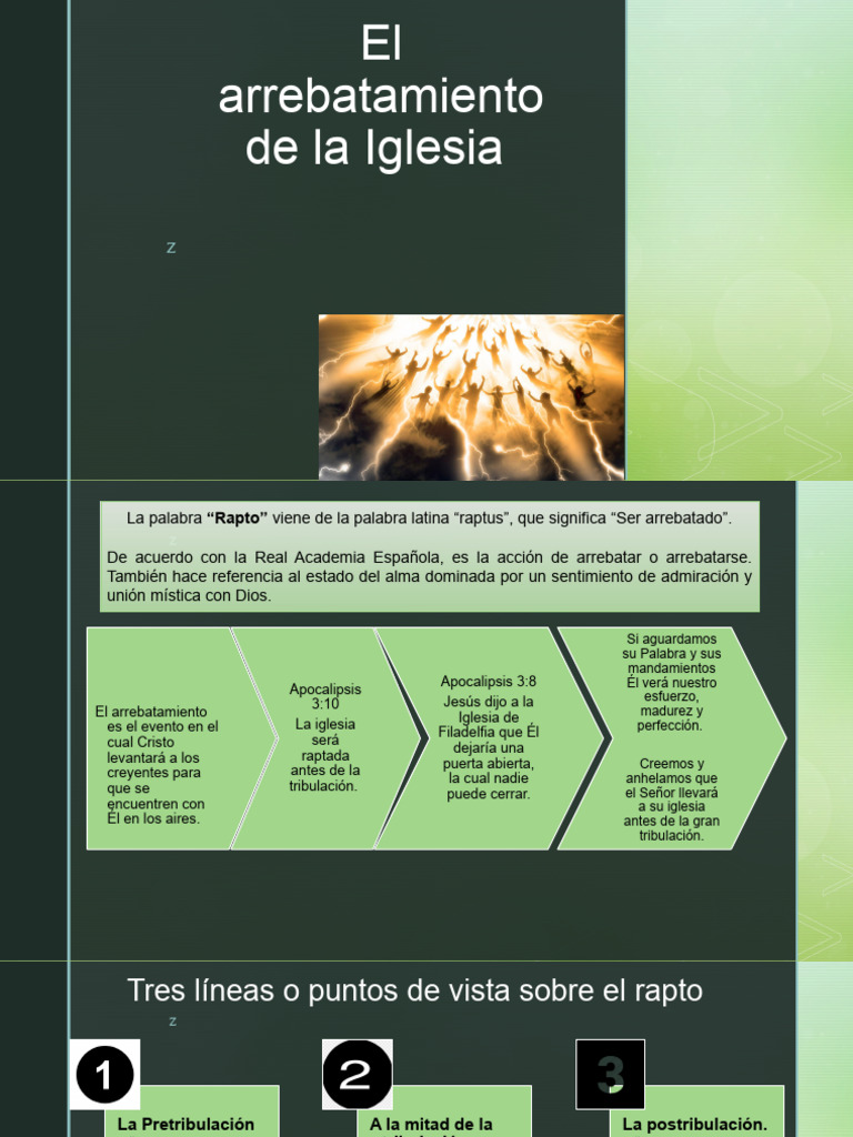 El Arrebatamiento de La Iglesia | PDF | Éxtasis | Segundo advenimiento