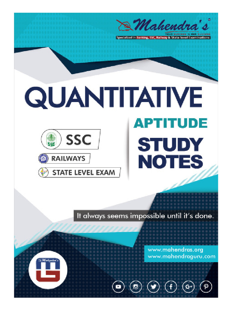 SSC Exam Study Notes: Height & Distance | PDF | Lighthouse | Length