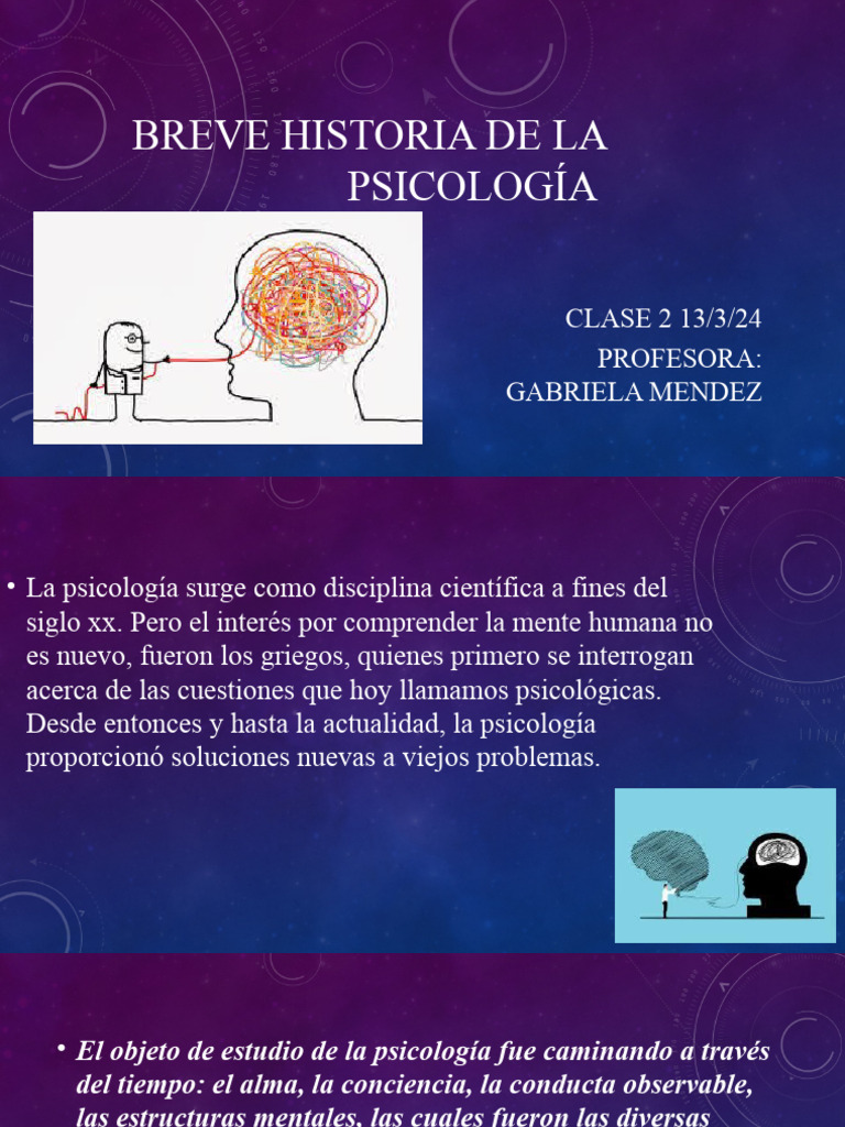 Historia y Áreas de la Psicología | PDF