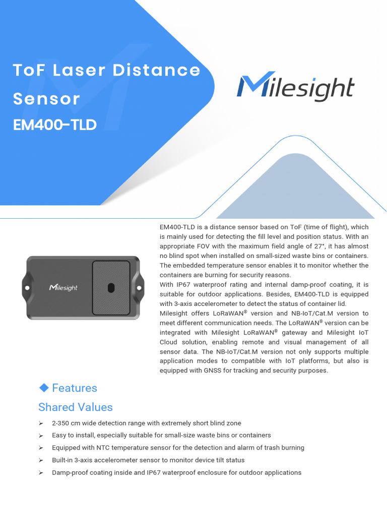 EM400-TLD Datasheet-V1.1 | PDF | Internet Of Things | Gateway ...