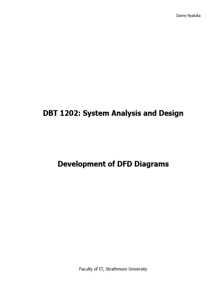 Lecture 7b-Examples of Types of DFD Diagrams | PDF | Computer Programming | Computing