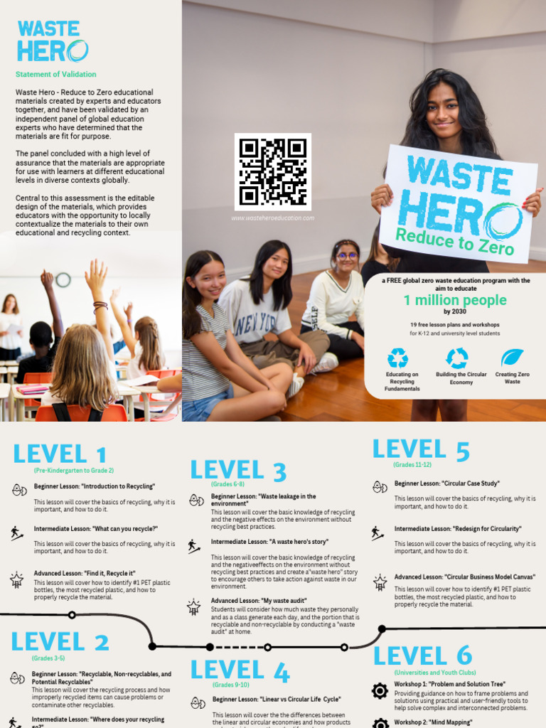 Waste Hero Education Brochure | Download Free PDF | Recycling | Waste