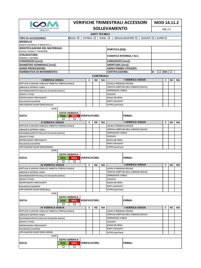 Verifica Trimestrale - Template | PDF