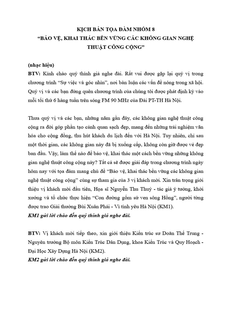 (PTNC-Host) Tọa Đàm Trực Tiếp | PDF
