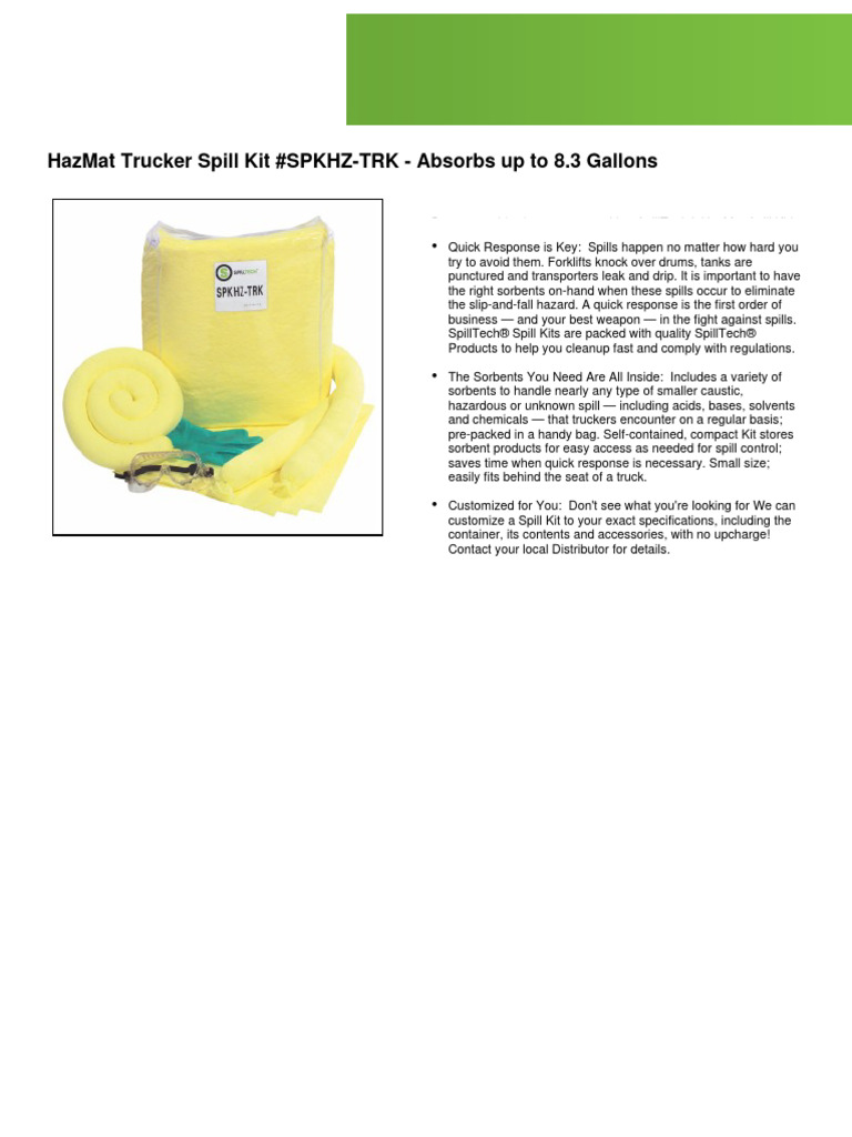 spill kit | PDF