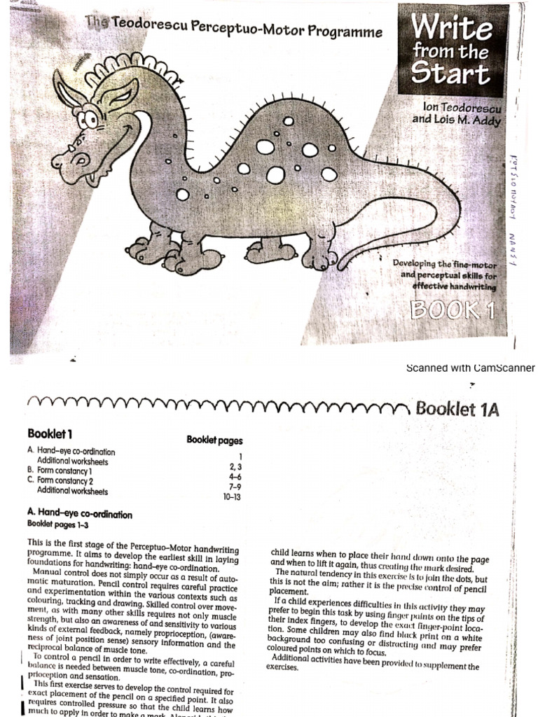 Write From The Start, Book 1 | PDF