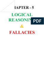 Logic and Critical Thinking Chapter 5 | PDF | Fallacy | Argument