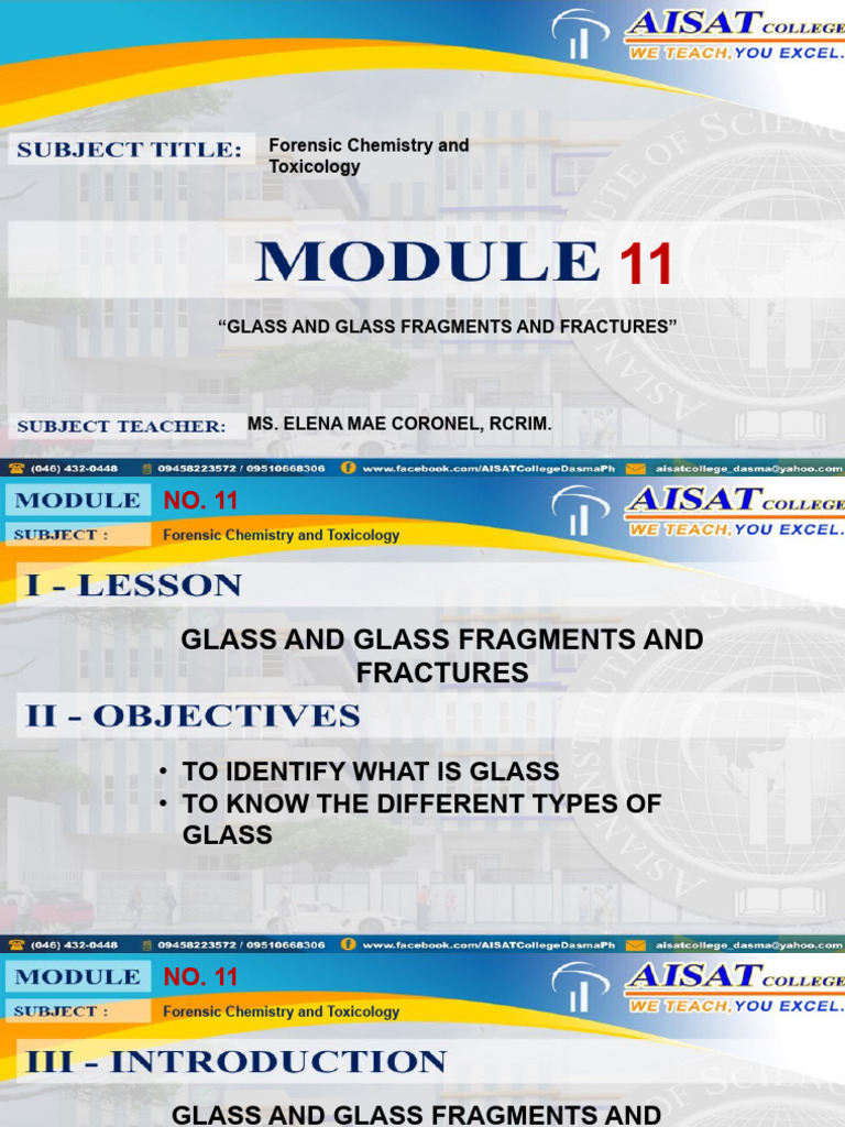 Emc - Module11 Fore3 FCT | PDF | Glasses | Silicon Dioxide
