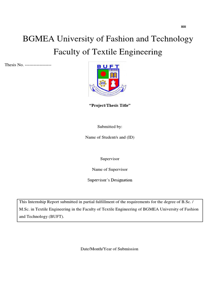 B.SC and M.Sc. Project Writting Format | PDF | Theory | Thesis