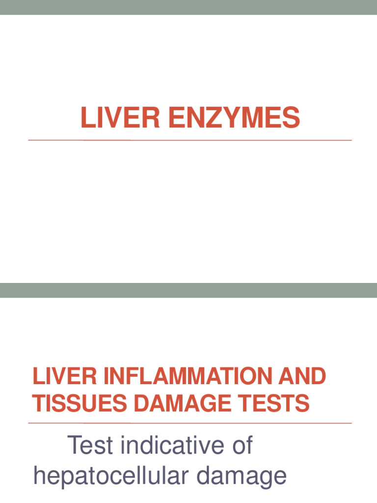Chem-Dr.Zainab-Liver enzymes-Lab 3 | PDF | Alanine Transaminase ...