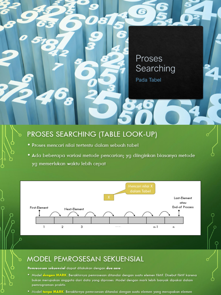 Week-11 Searching Dalam Tabel | PDF