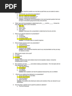 Mcm301 Final Term Solved Quizes | PDF | Question | Communication