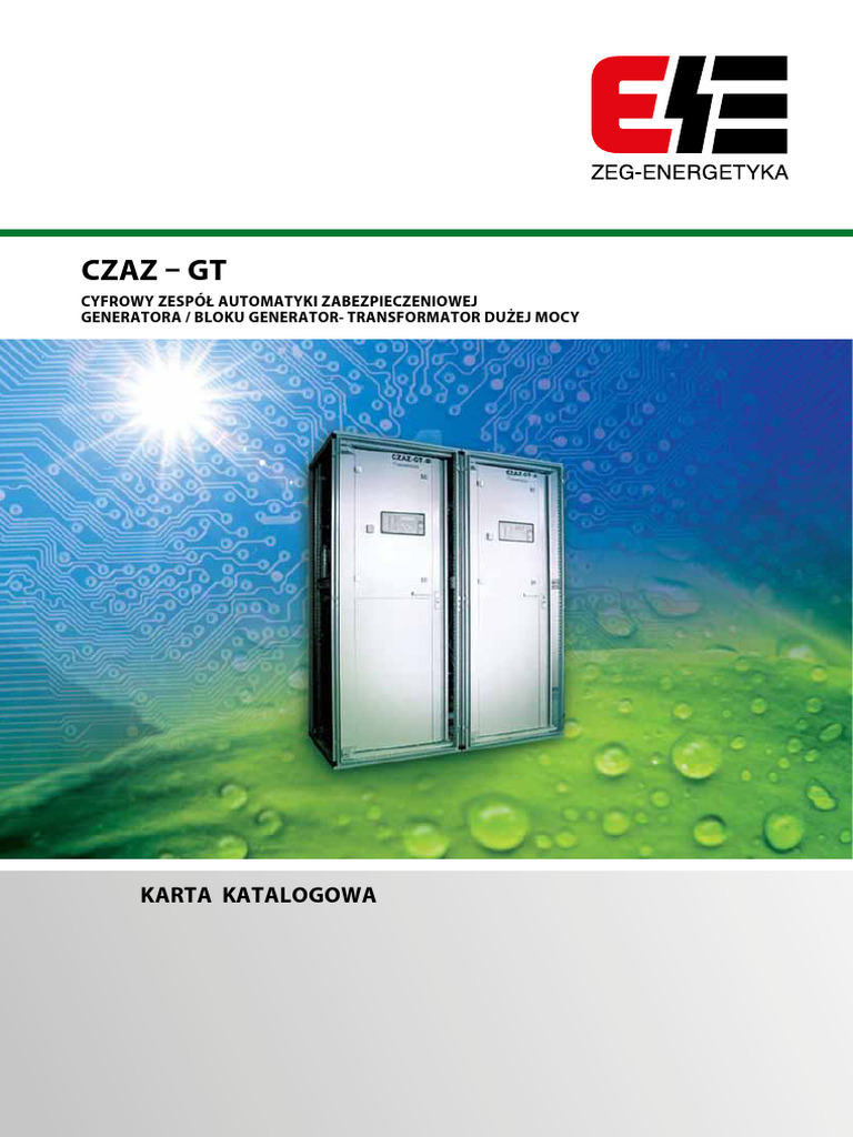 Karta Katalogowa Zespolu CZAZ-GT | PDF