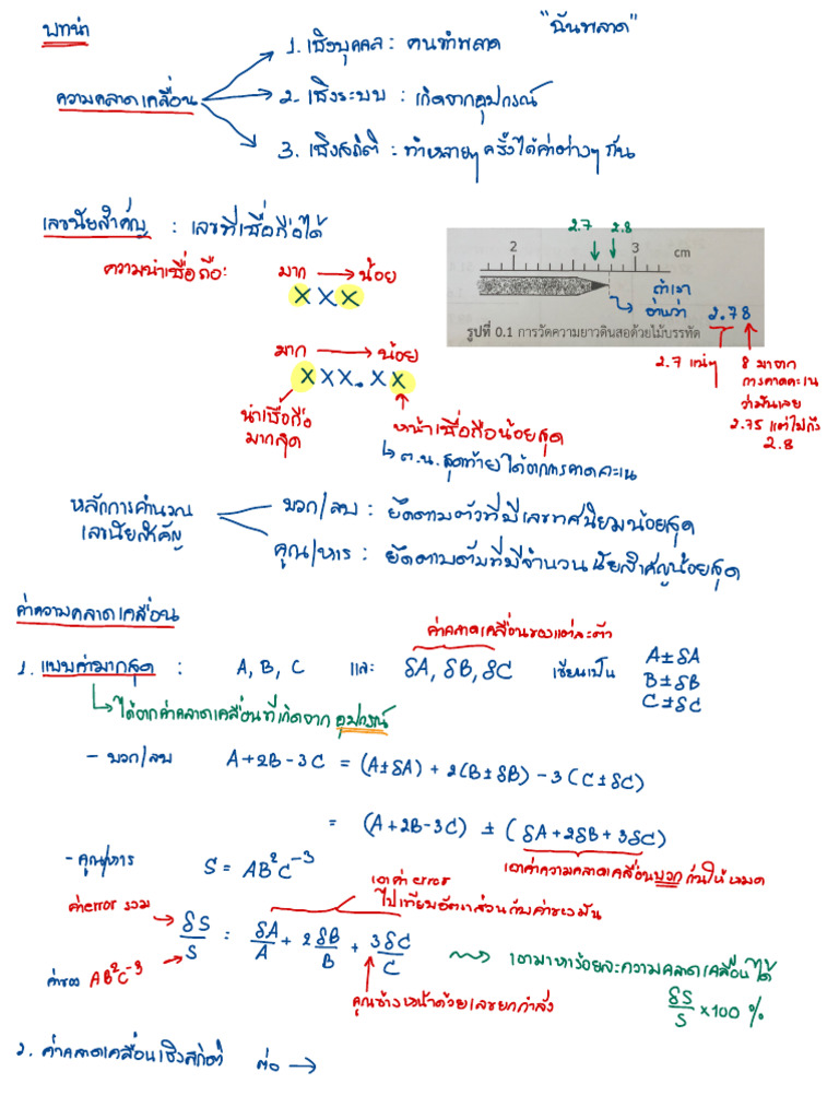 สรุป Fund Phys Lab | PDF