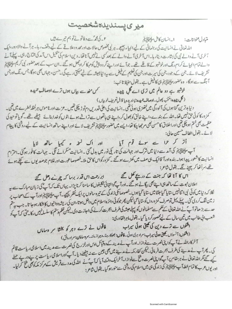Urdu Essays | PDF