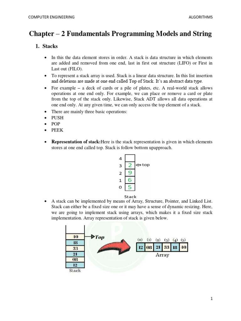Algorithm ch-2 | PDF | Queue (Abstract Data Type) | String (Computer Science)