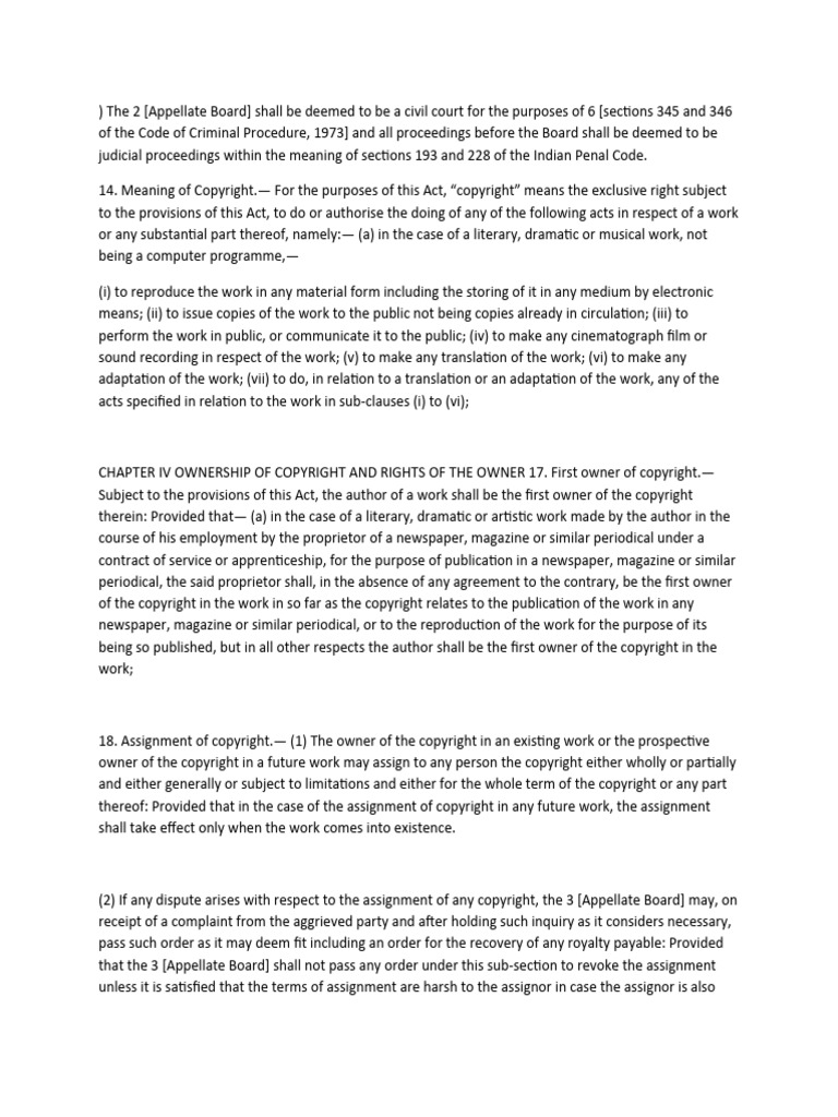 copyright act | PDF | Copyright | Legal Remedy