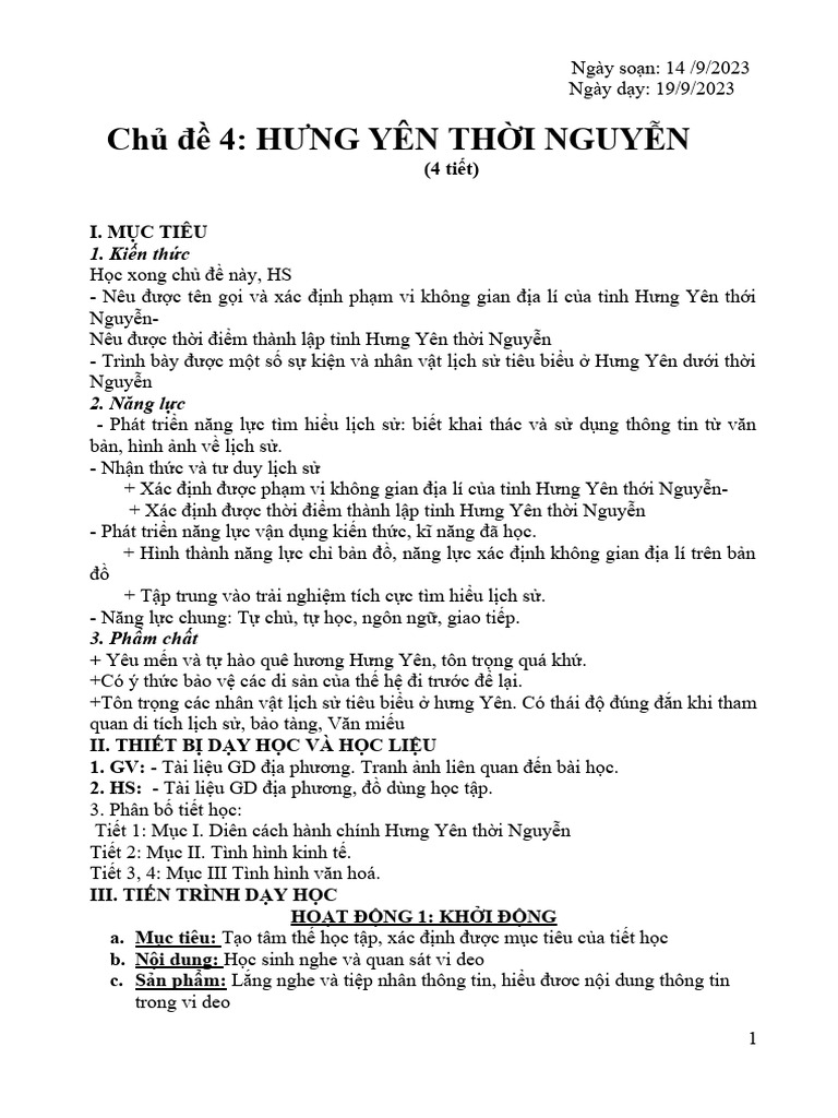 CHỦ ĐỀ 4 GDDP 8 | PDF