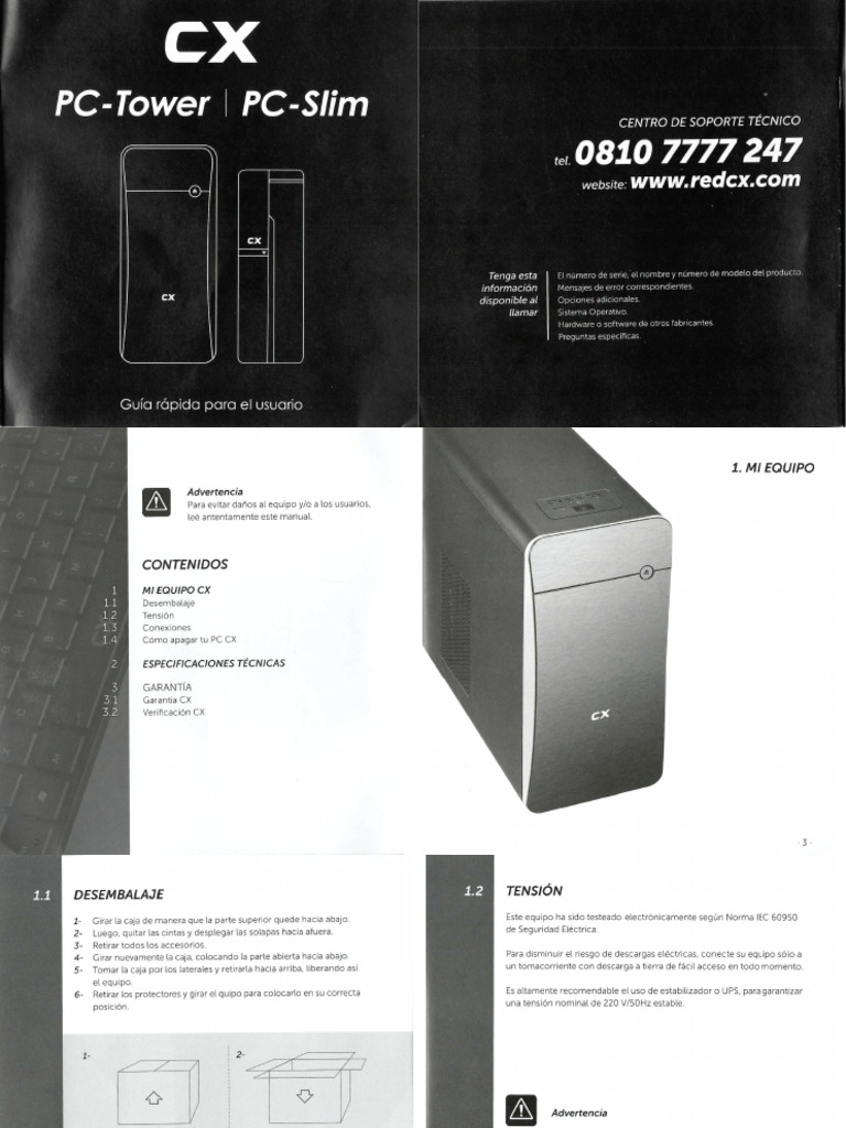 Manual CX PC Tower PC Slim | PDF