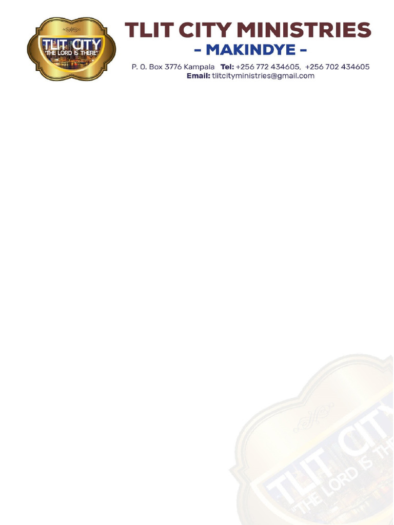 TLIT Ministries Headed | PDF