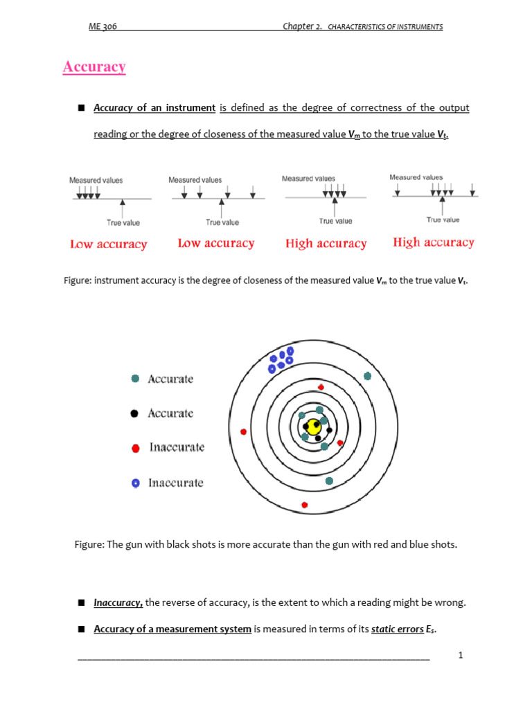 Instrumentation and Control | PDF | Accuracy And Precision | Calibration