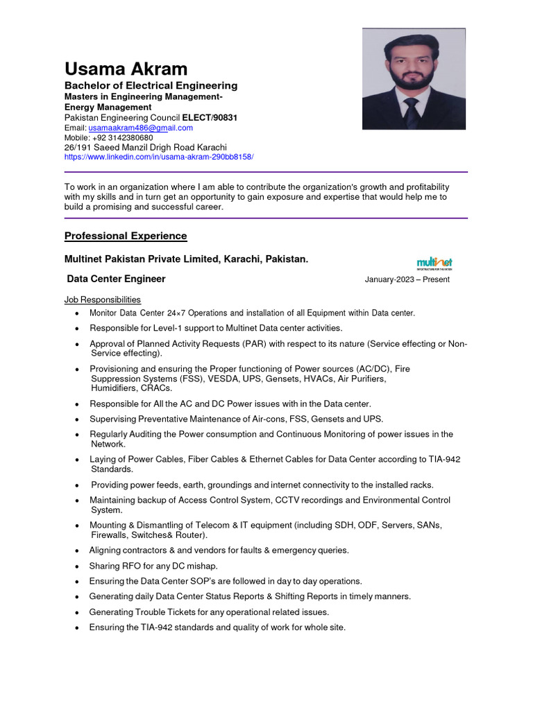 Usama Akram | PDF | Data Center | Computing