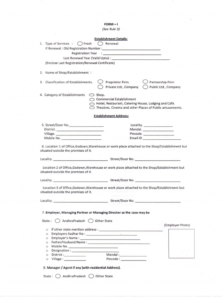 Labour Application Paper | PDF