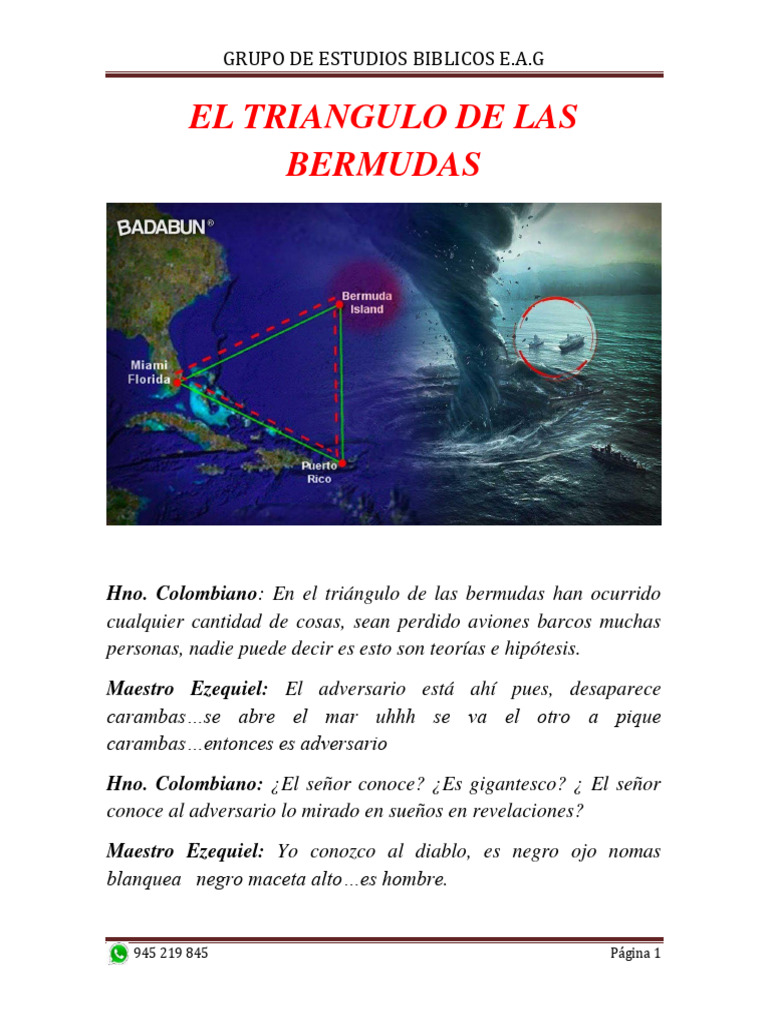 El Triangulo de Las Bermudas | PDF