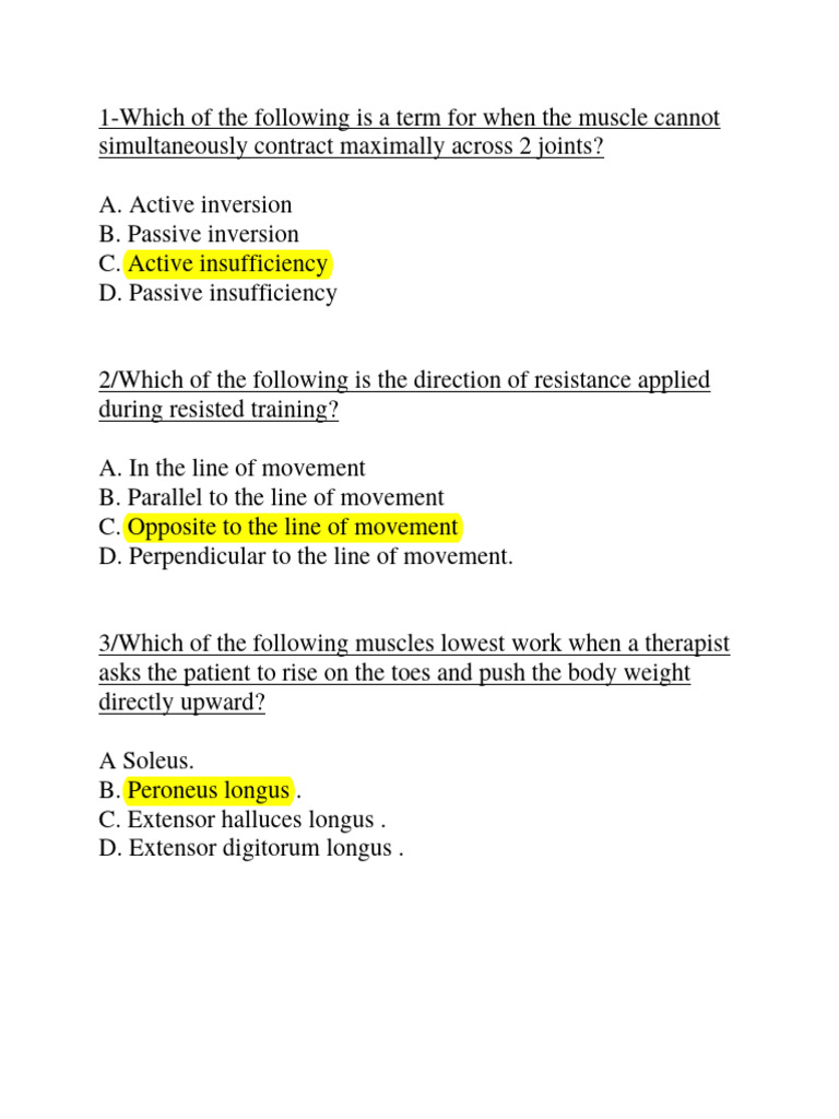 So Important 4 | PDF | Anatomical Terms Of Motion | Physical Therapy