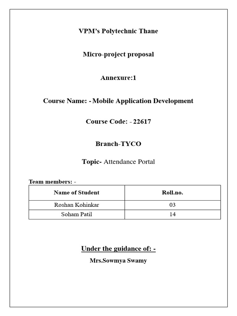 Annexure 1 MAD | PDF | Android (Operating System) | Application Software