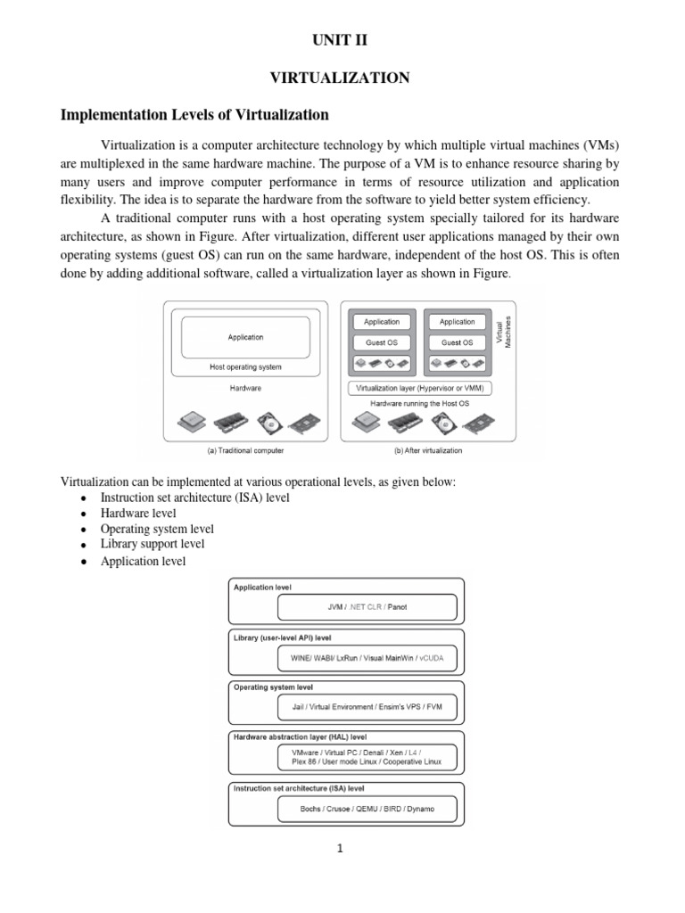 VIRTUALIZATION | PDF | Virtual Machine | Virtualization
