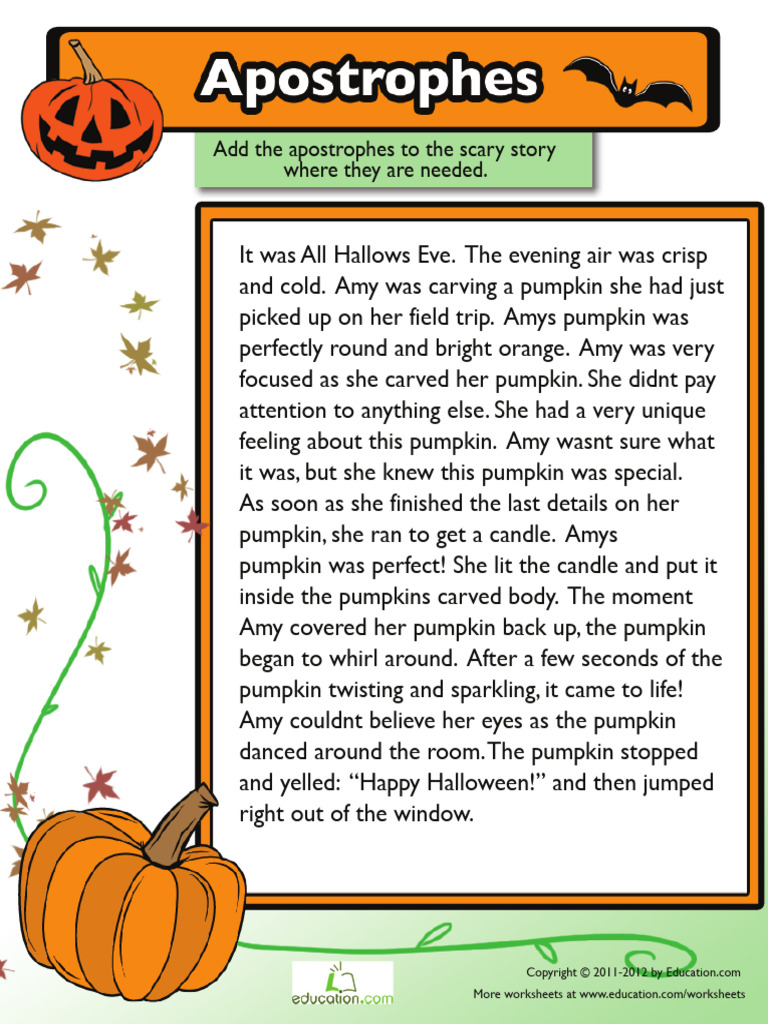 Adding Apostrophes | PDF