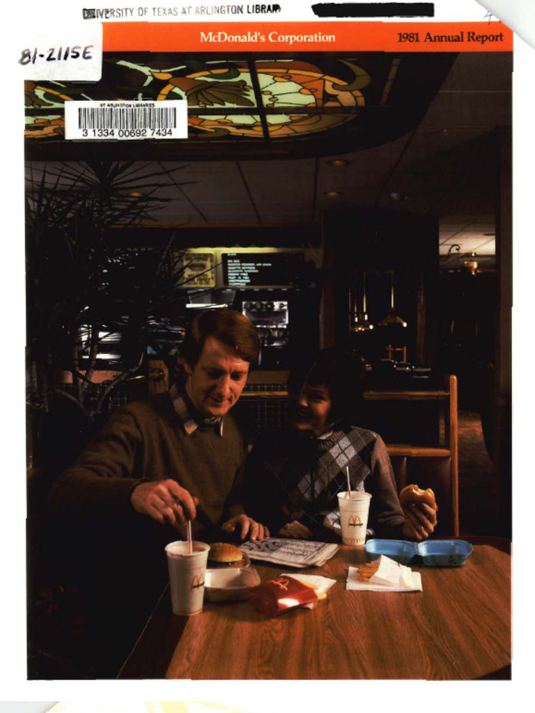 Mcdonalds 1981 | PDF
